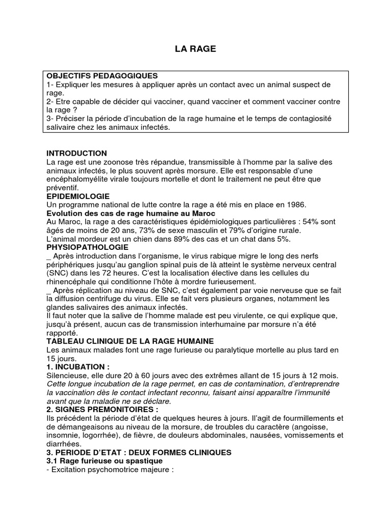 19-Rage 2017 | PDF | Rage (maladie) | Spécialités médicales