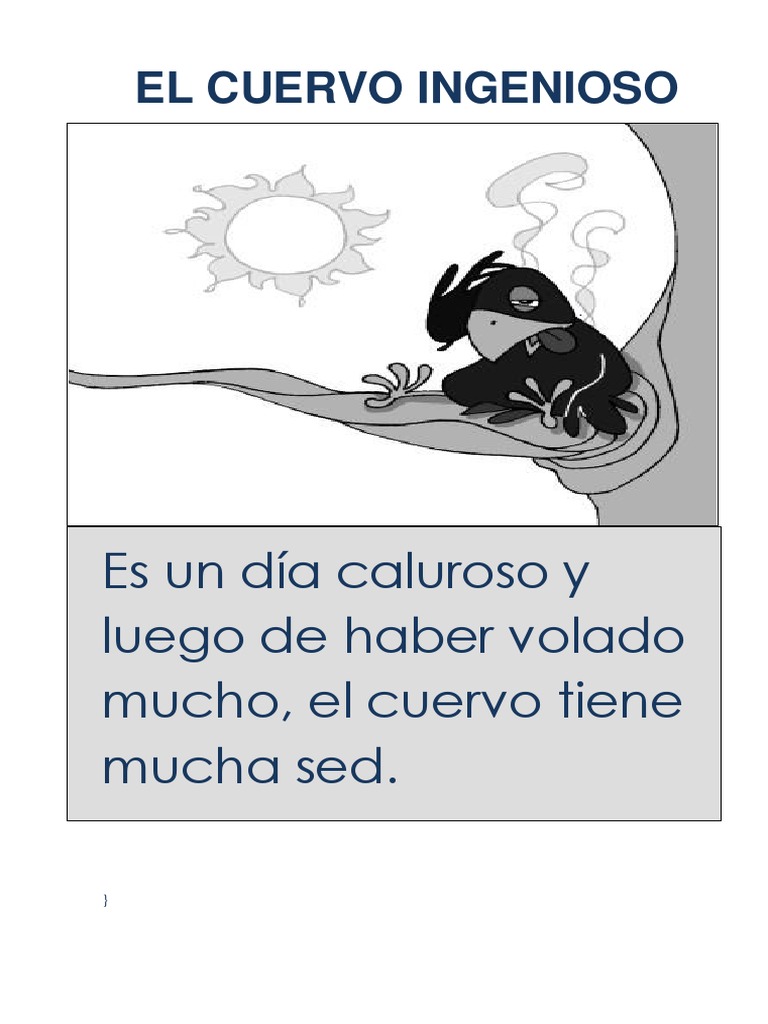 Comprensión-Lectora-5º EL CUERVO INGENIOSO | PDF