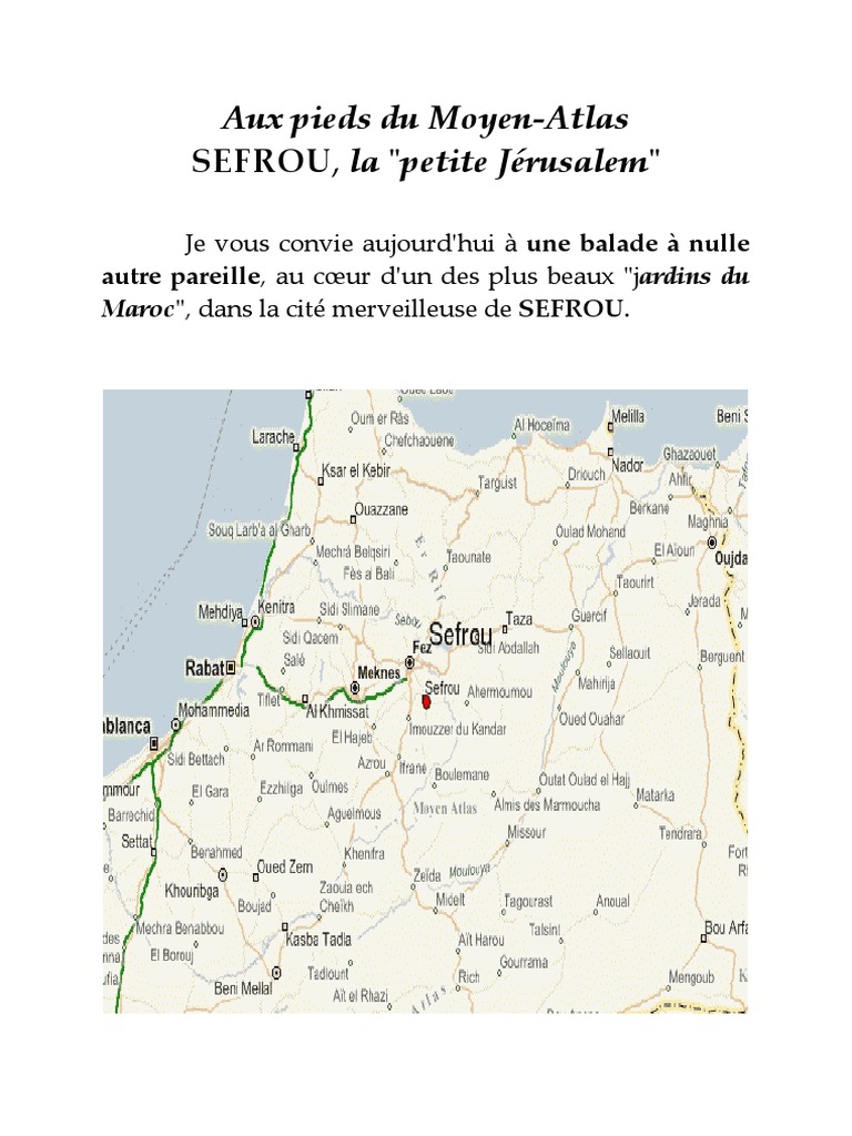 Sefrou PDF | PDF