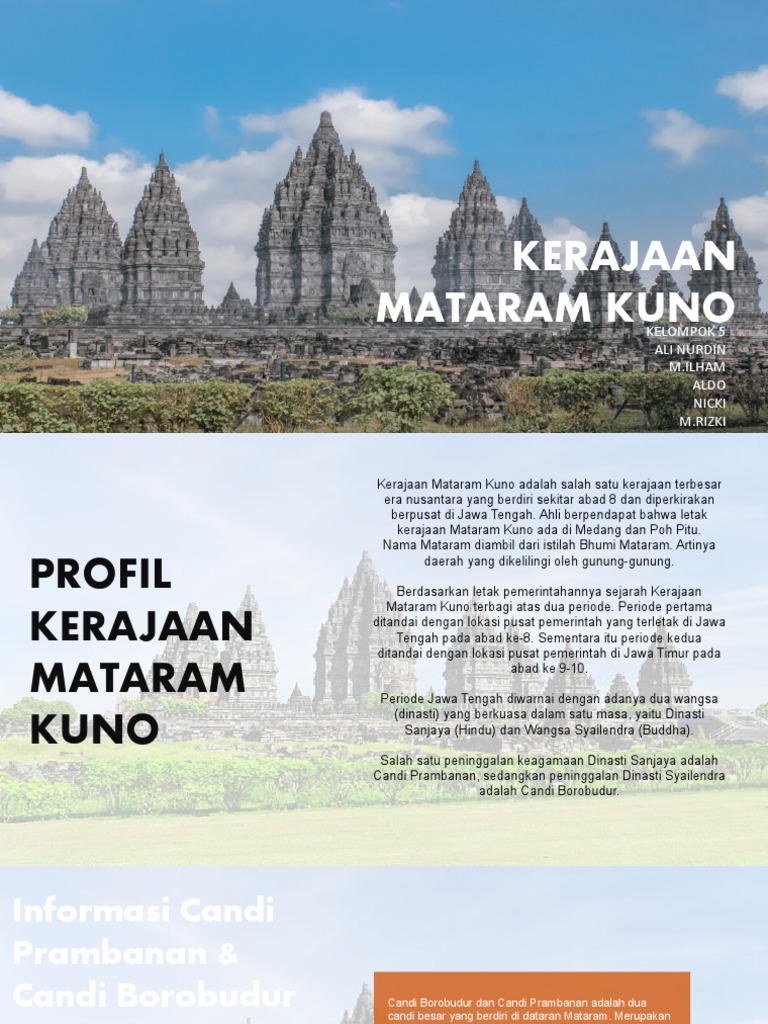 Kerajaan Mataram Kuno | PDF