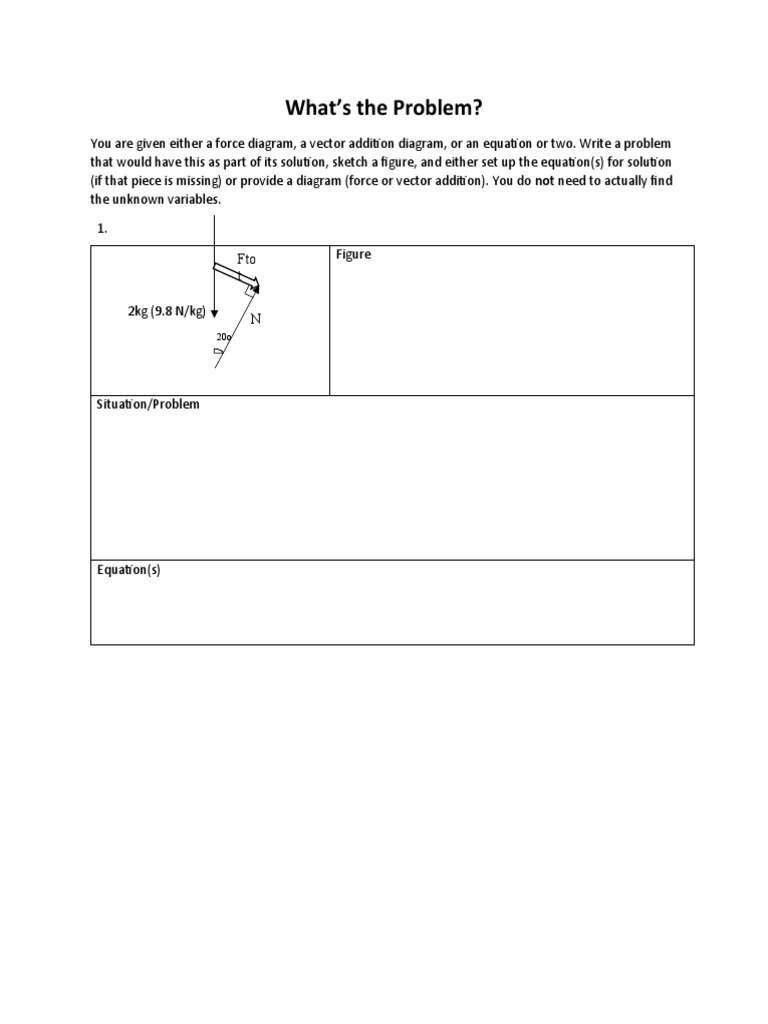 3.1 Reverse Force Questions | PDF | Equations | Mathematical Objects