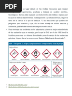 Pictogramas Quimica Final | PDF | Laboratorios | Corrosión