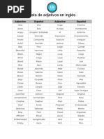 Adjetivos para Describir Sentimientos y Estados de Ánimo | PDF