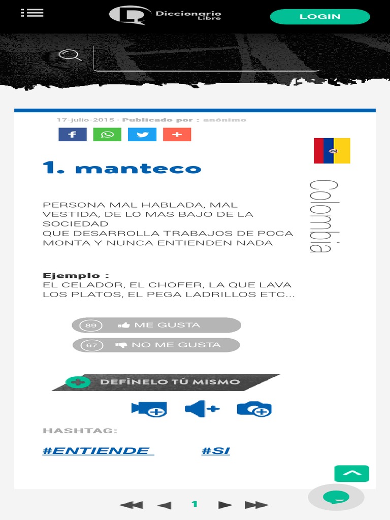 Diccionario Libre Definicion Manteco - Diccionario de Urbanismos PDF | PDF Diccionario Libre Definicion Manteco - Diccionario de Urbanismos PDF | PDF