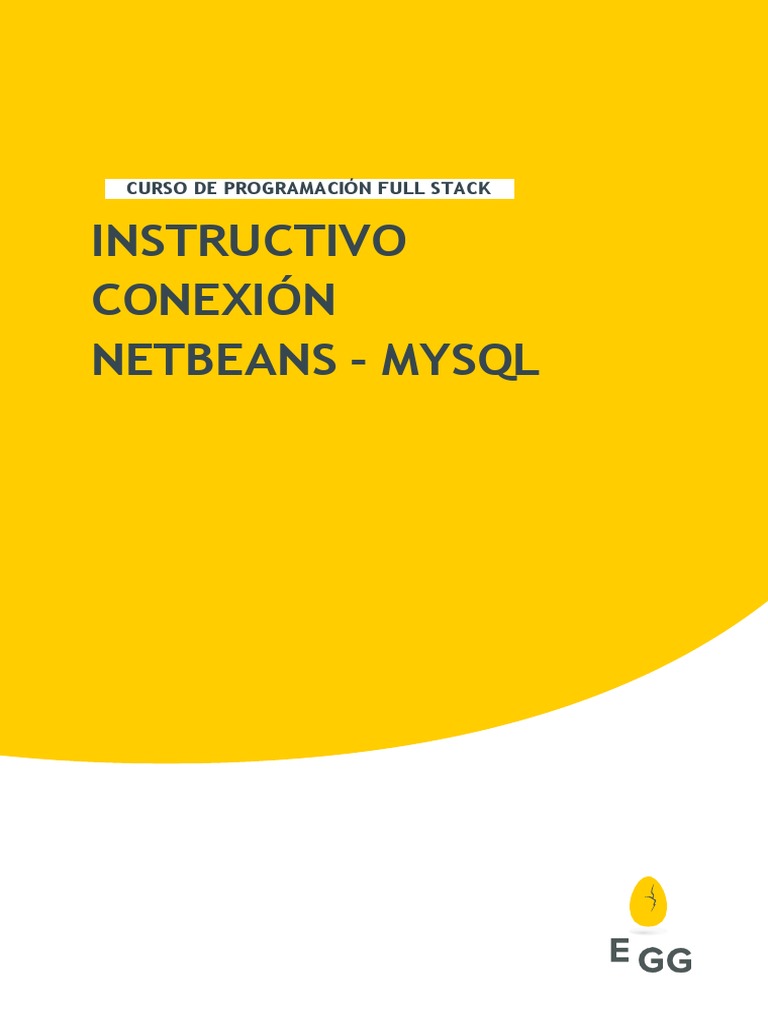 Instructivo Conexión Netbeans - MySQL | PDF | Mi sql | Software del sistema