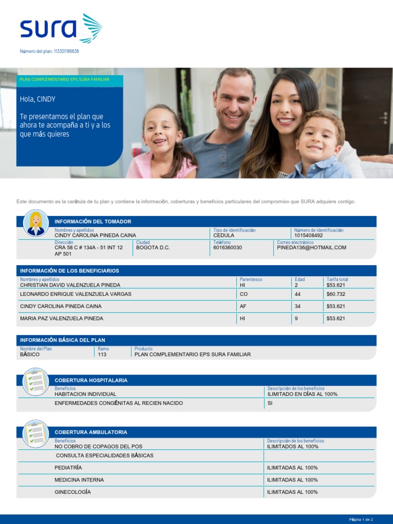 Caratula Pac Basico | PDF | Cuidado de la salud | Economias
