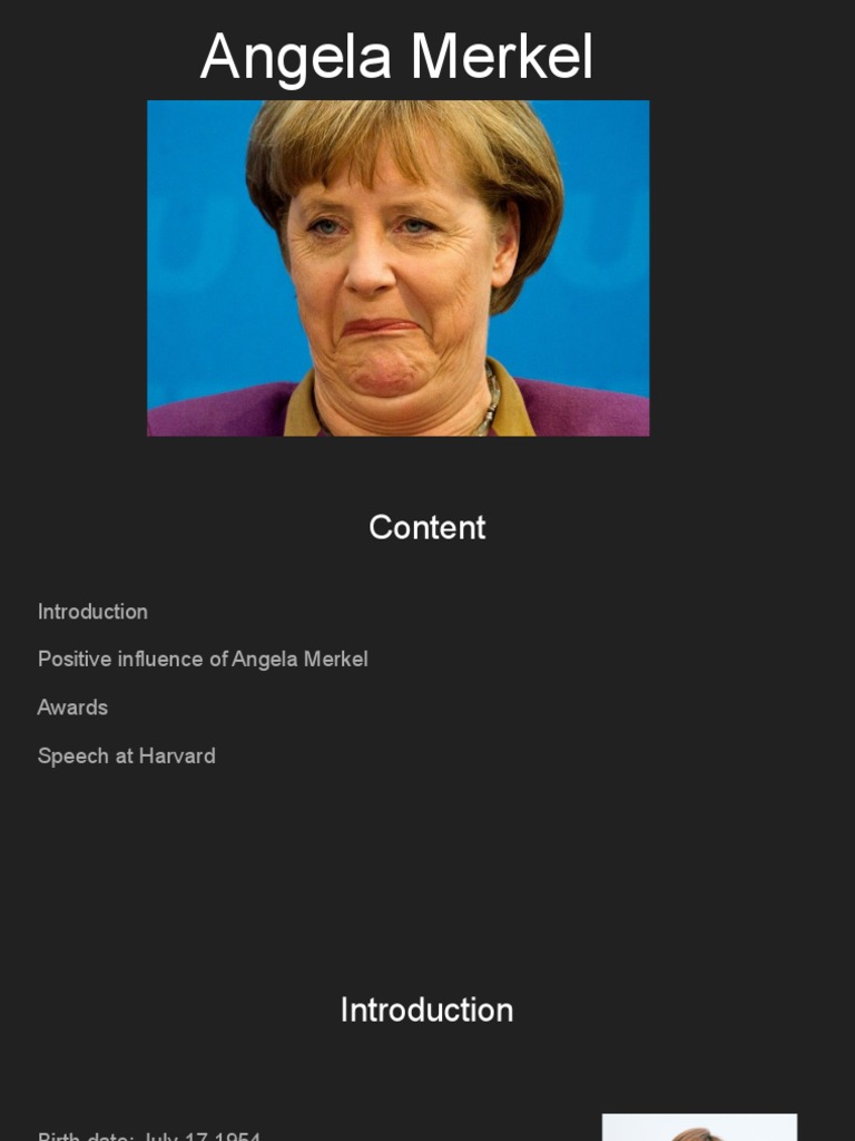 Angela Merkel | PDF
