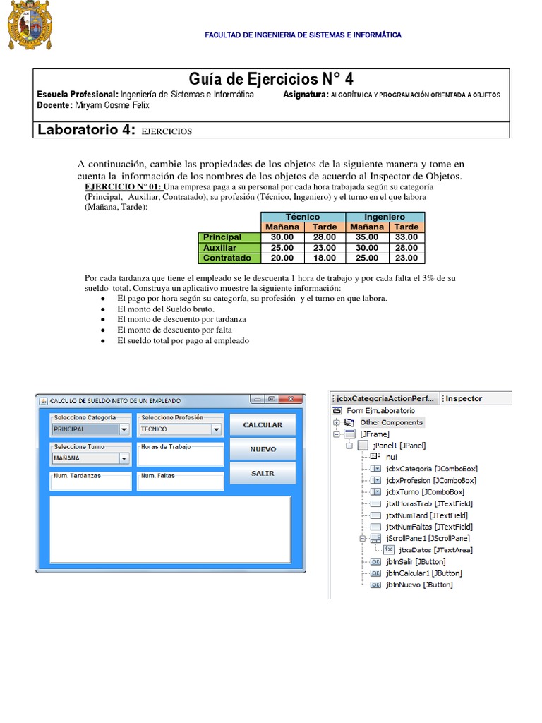 Guía de Ejercicios N 4 | PDF | Ingeniería de Sistemas | Ingeniería