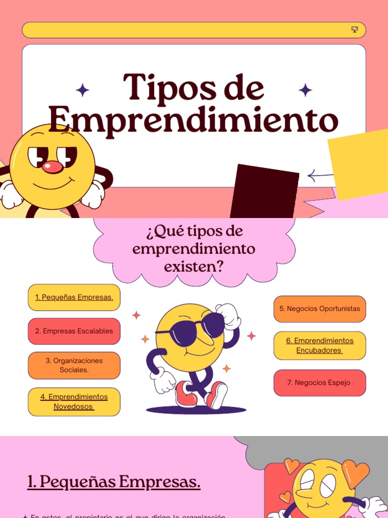 Tipos de Emprendimiento PDF | PDF | Iniciativa empresarial | Innovación