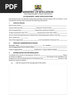 Police Clearance Form | PDF
