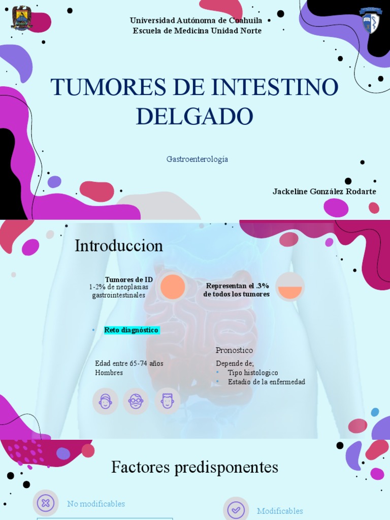 Tumores de Intestino Delgado | PDF | Cáncer | Adenocarcinoma