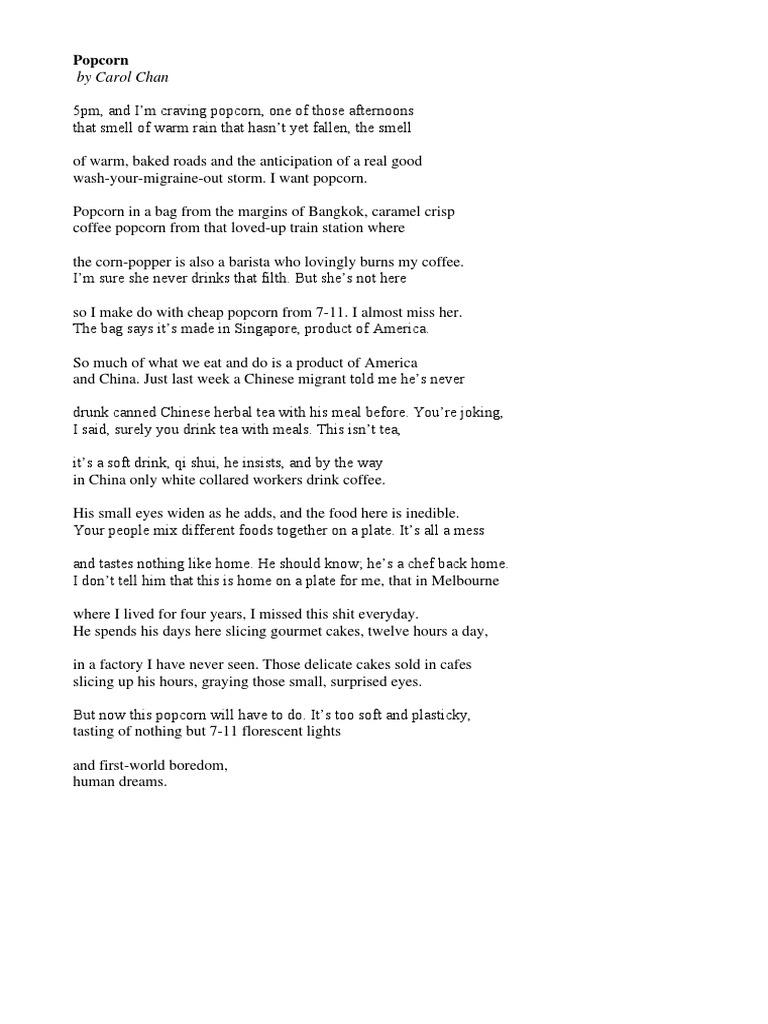 'Popcorn' (Carol Chan) | PDF
