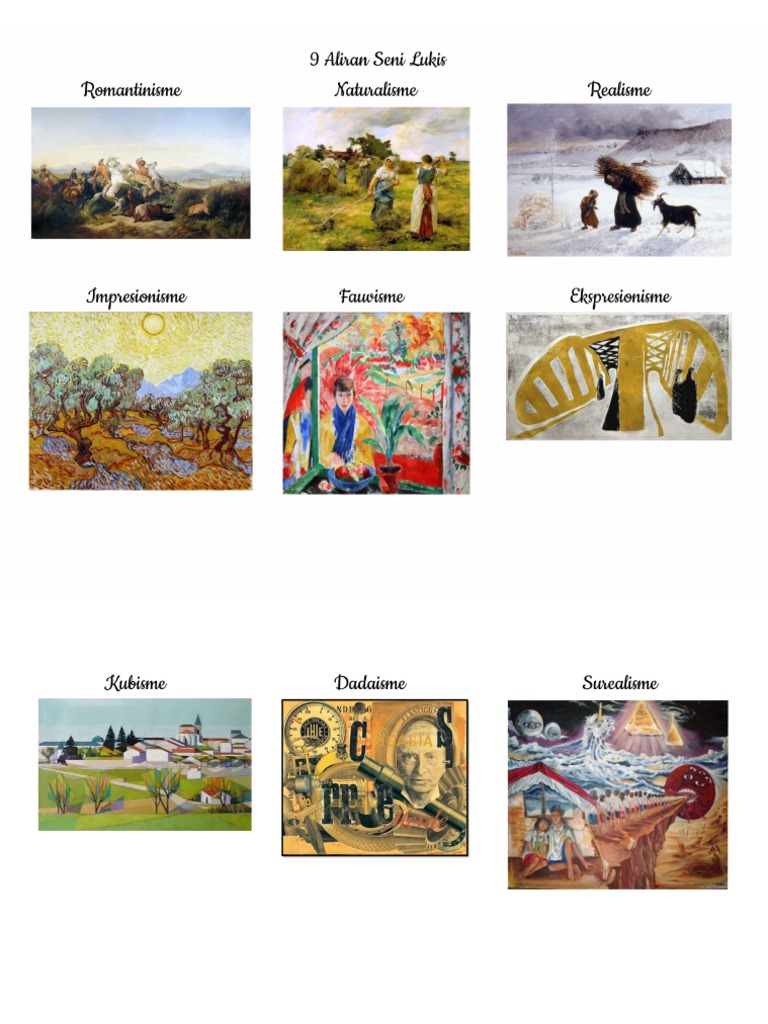 9 Jenis Lukisan | PDF