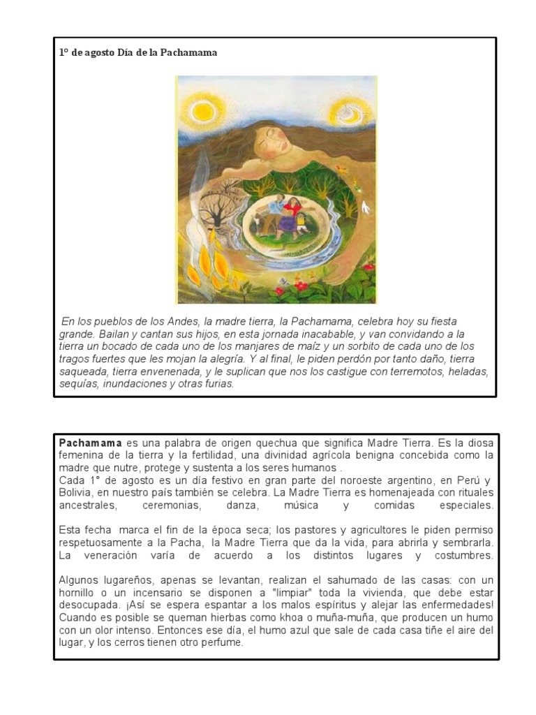 Día de La Pachamama | PDF