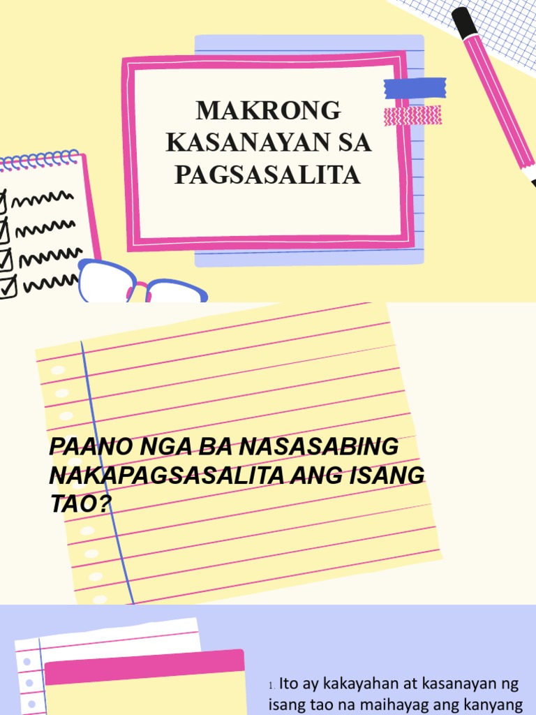 Pagtuturo NG Pagsasalita | PDF