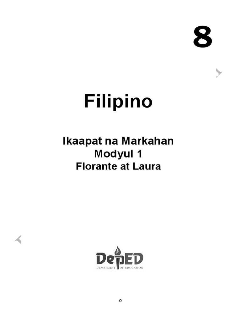 Q4 Fil.8 Modyul 1 Florante at Laura Macapaz | PDF