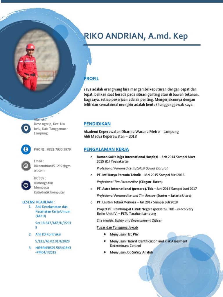 CV RIKO ADRIAN.pdf | PDF