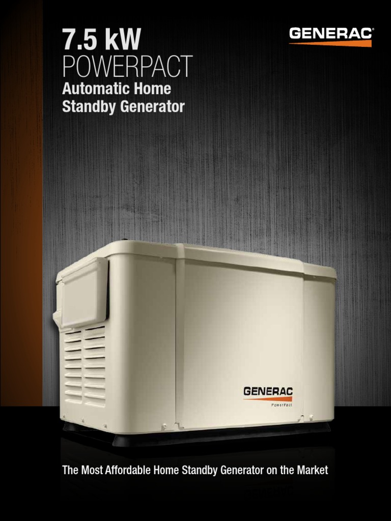 Generac PDF | PDF | Electric Generator | Electrical Engineering
