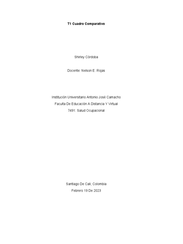 T1 Cuadro Comparativo | PDF | Causas de la muerte T1 Cuadro Comparativo | PDF | Causas de la muerte
