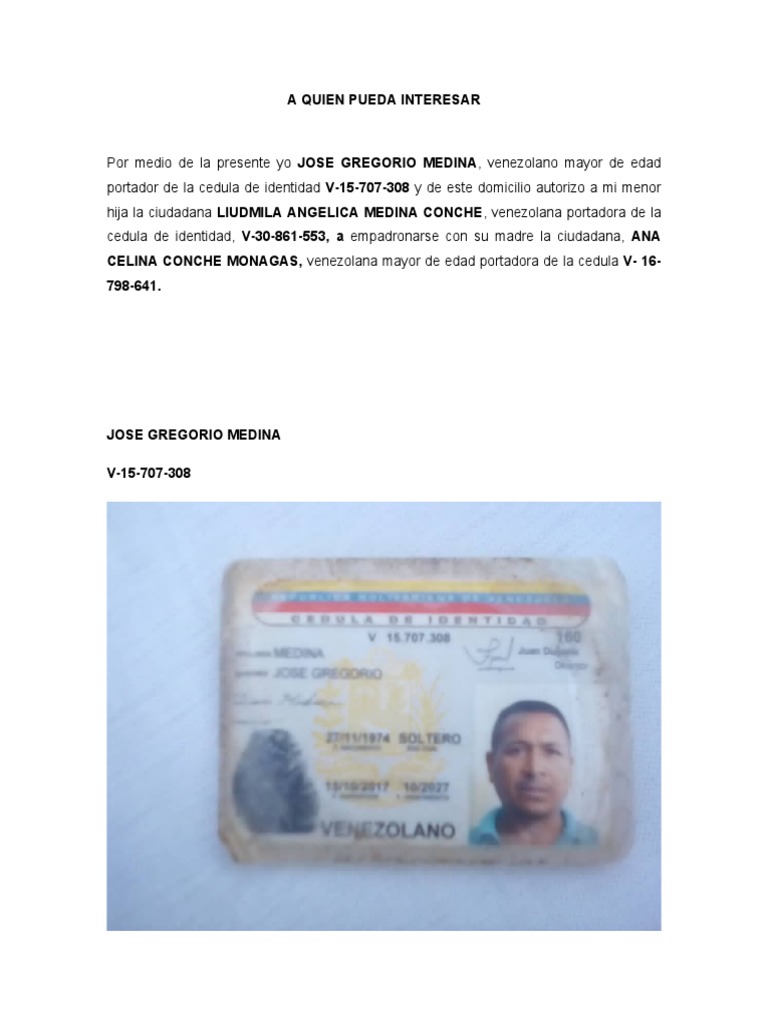 A Quien Pueda Interesar | PDF