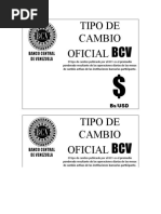 Formato BCV | PDF