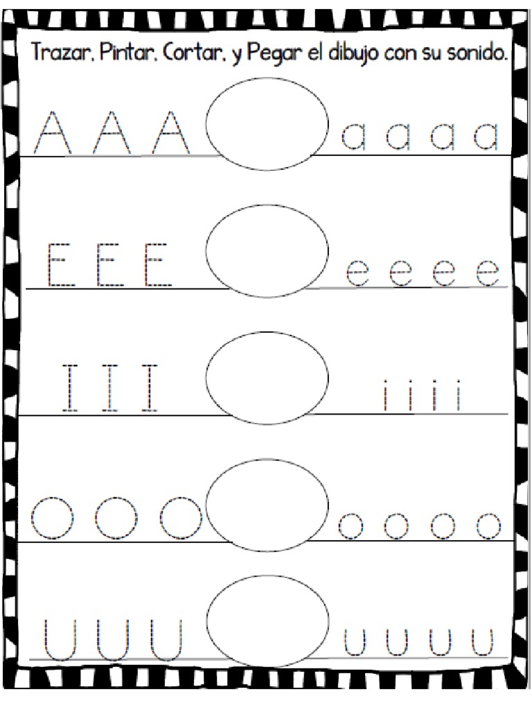 Practicando Las Vocales 3 | PDF