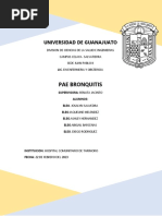 Caso Bronquitis Aguda | PDF | Bronquitis | Especialidades Medicas