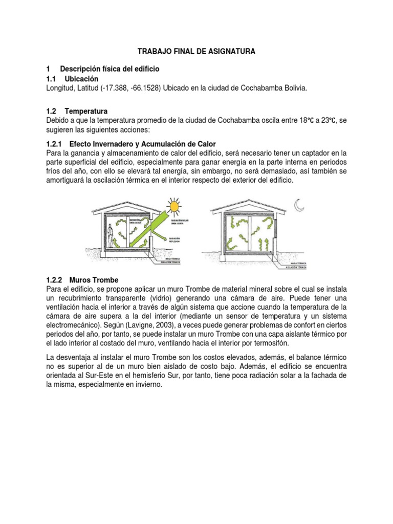 Descripción Física Del Edificio | PDF | Encendiendo | Ventilación (Arquitectura)