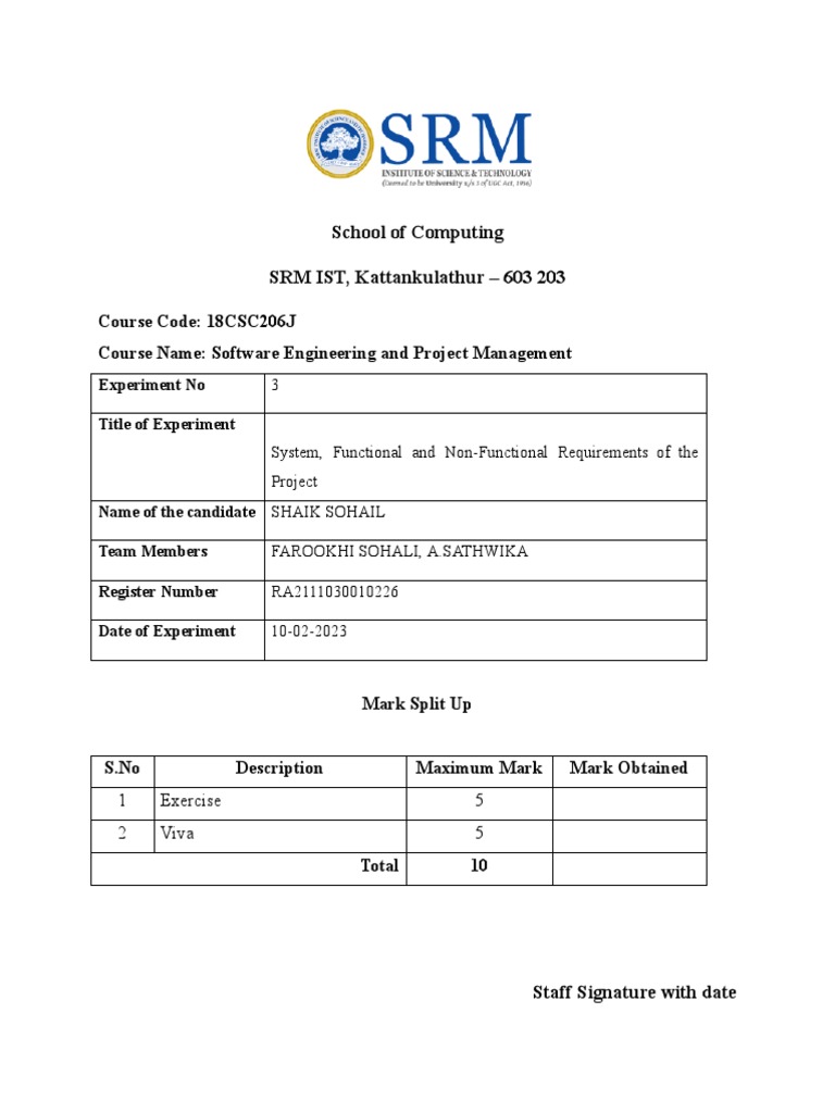 Sepm Week 3 226 | Download Free PDF | Software | Personal Computers