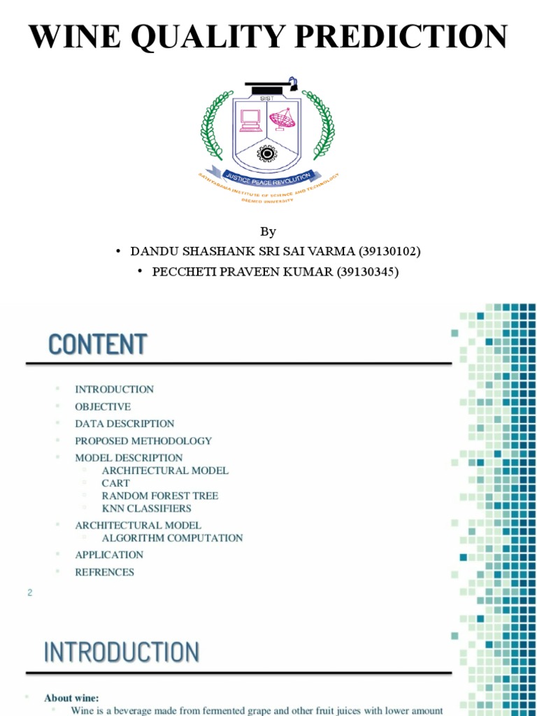 Wine Quality Prediction | PDF