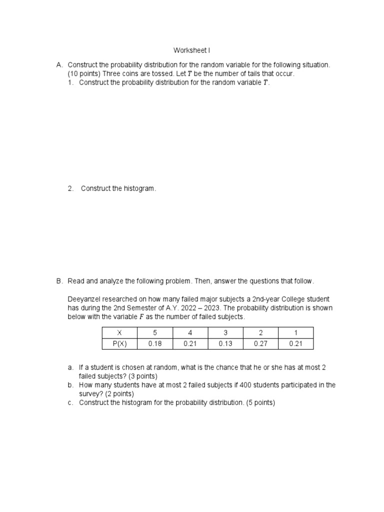 U2L1 Worksheet | PDF