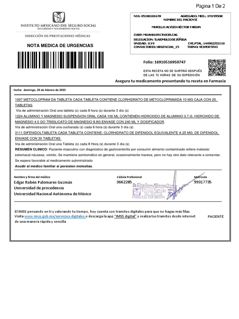 Hector PDF | PDF | Tratamientos médicos | Medicina CLINICA