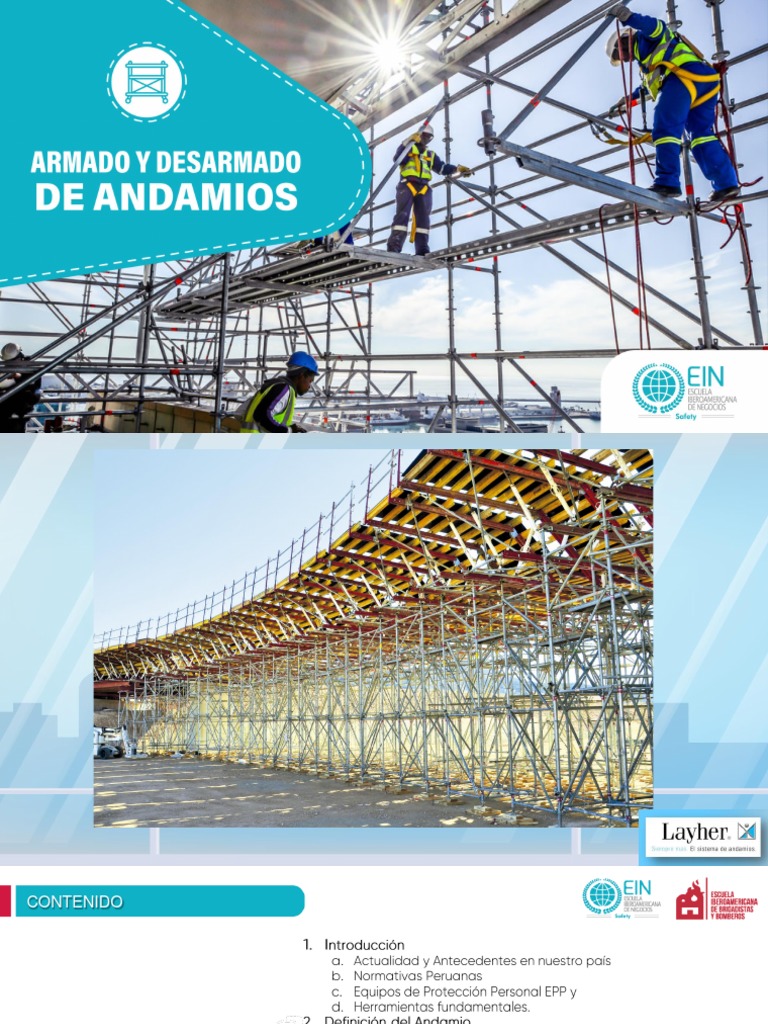 Tipos y Componentes de Andamios | PDF | Andamio | Ingeniería mecánica