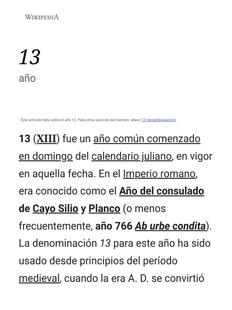 13 - Wikipedia, La Enciclopedia Libr | PDF