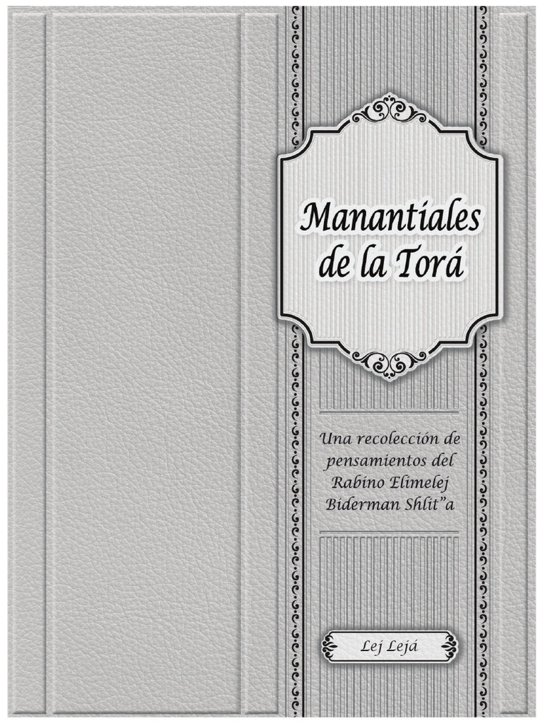 Manantiales Dela Tora 3 - Lej Lej 5783 A4 | PDF | Nombres de Dios en el judaísmo | Abrahán