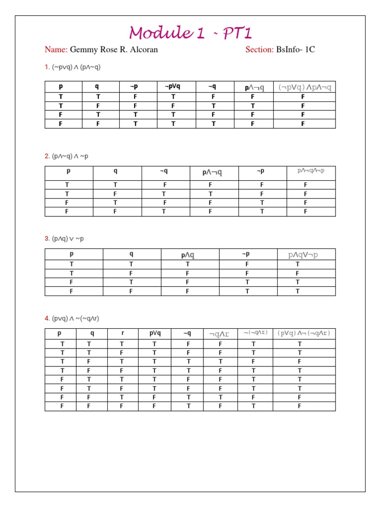 Discrete Math PT | PDF