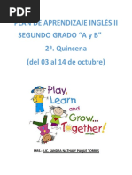 Planeación de Ingles | PDF | Evaluación | Rima