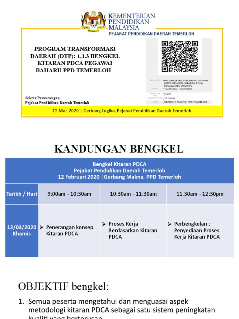 Kitaran Pdca | PDF
