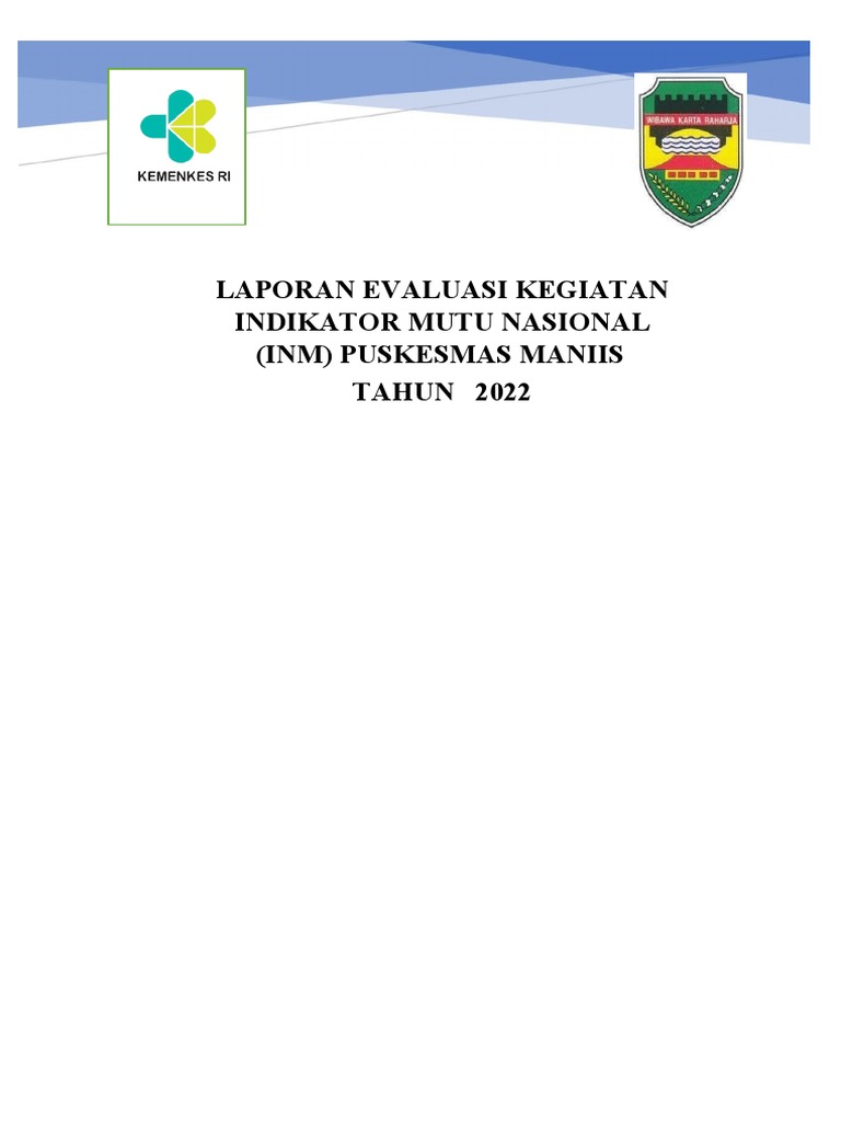 Laporan Evaluasi Inm 2022 PKM Maniis | PDF | Bisnis