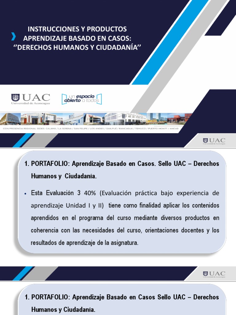 Instrucciones Portafolio Caso DDHH y Ciudadanía - 4semanas PDF | PDF | Aprendizaje | Bibliografía