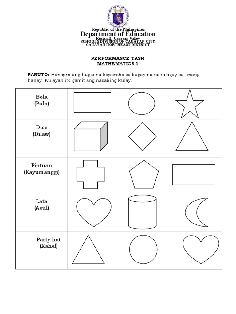 Performance-Task Math1 | PDF