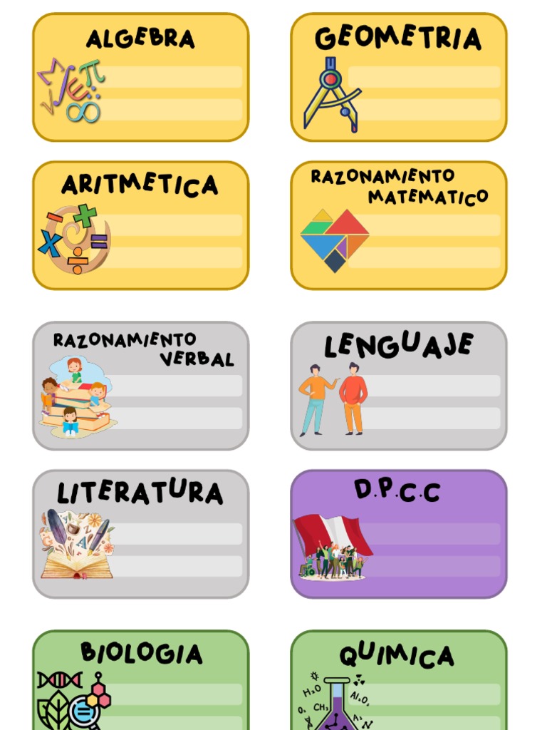 Sticker para Cuadernos | PDF