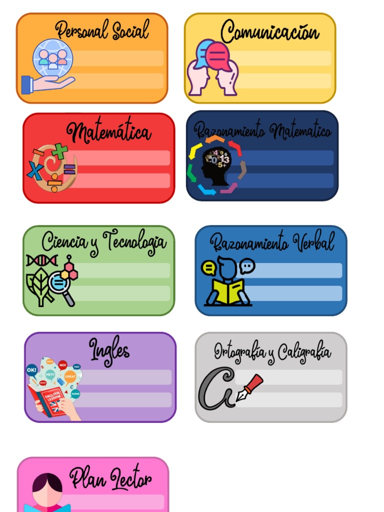 Sticker para Cuadernos | PDF