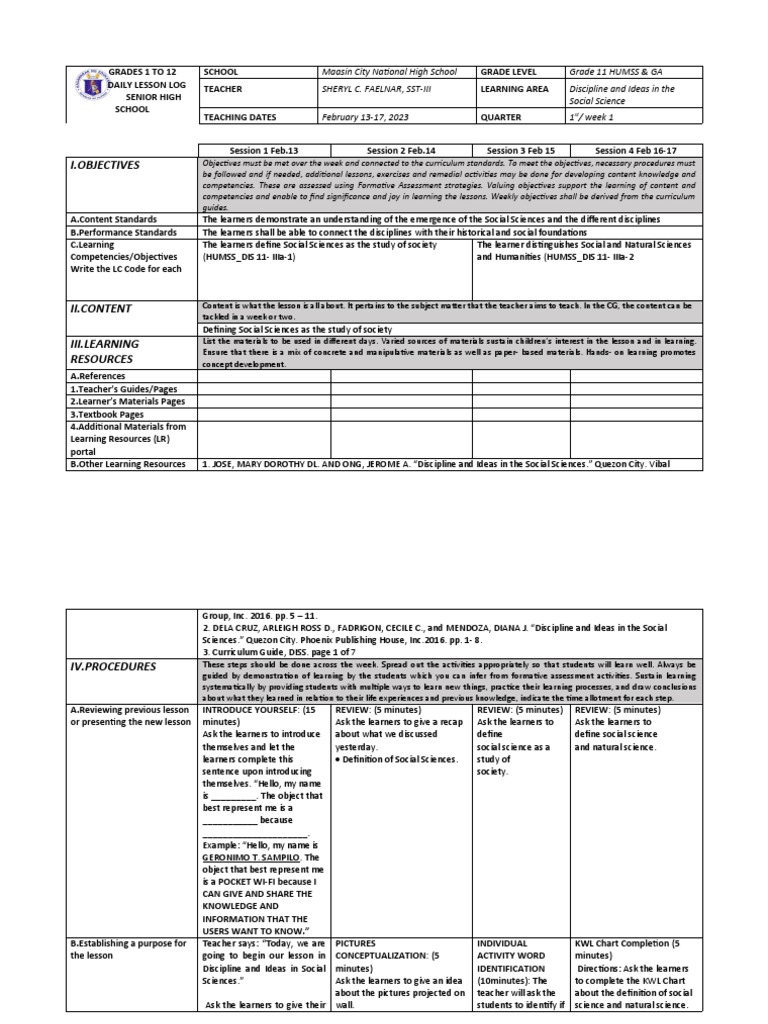 Diss Week 1 | PDF | Learning | Science