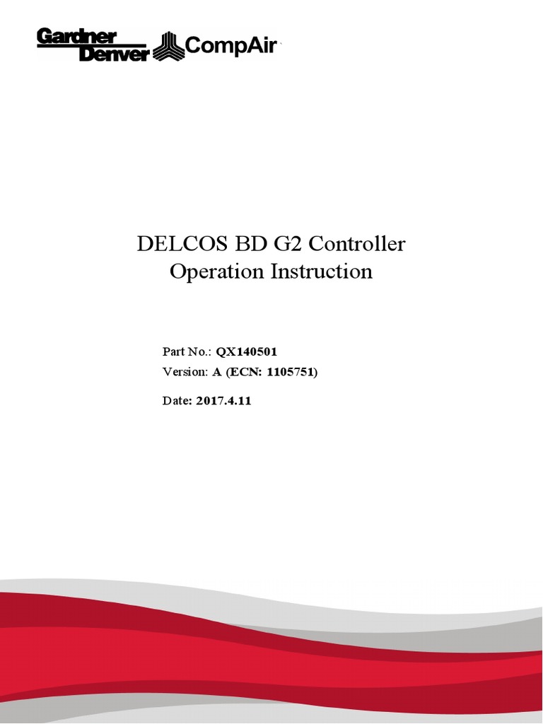 QX140501 DELCOS BD G2 User Manual | PDF | Parameter (Computer Programming) | Switch