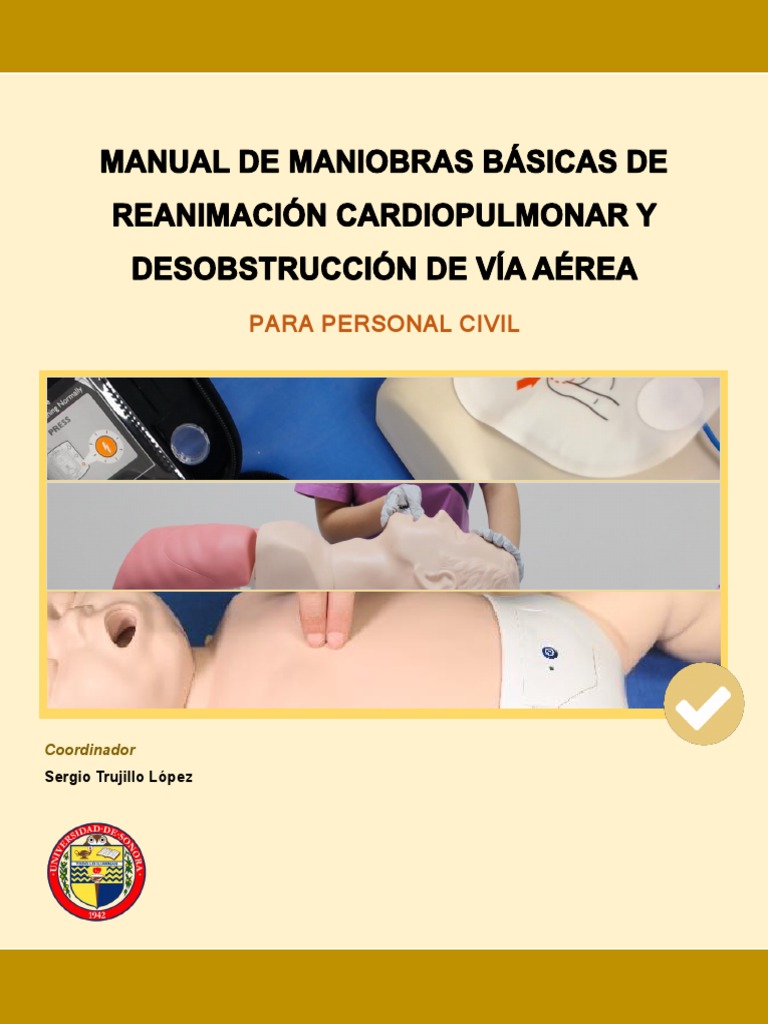 Manual RCP, Dae y Desobstruccion para Civil | PDF | Reanimación ...