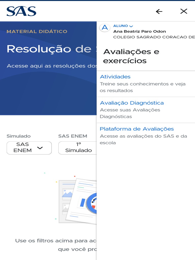 Provas e Gabaritos Avaliações SAS | PDF