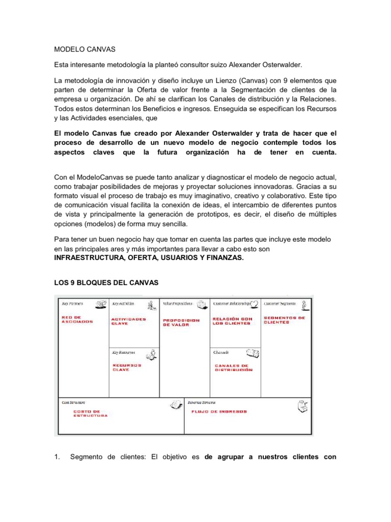 Modelo Canvas | PDF