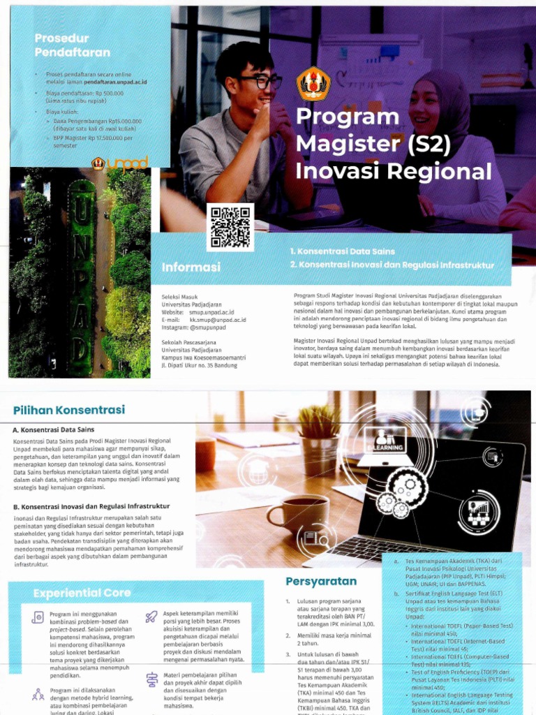 91505-Brosur Program Magister Hybrid Project-Based Learning UNPAD | PDF