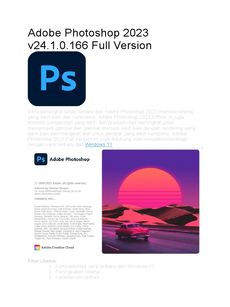 Adobe Photoshop 2023 v24 Tutorial | PDF